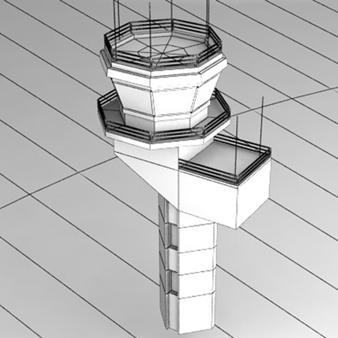 3d Air Traffic Control Tower