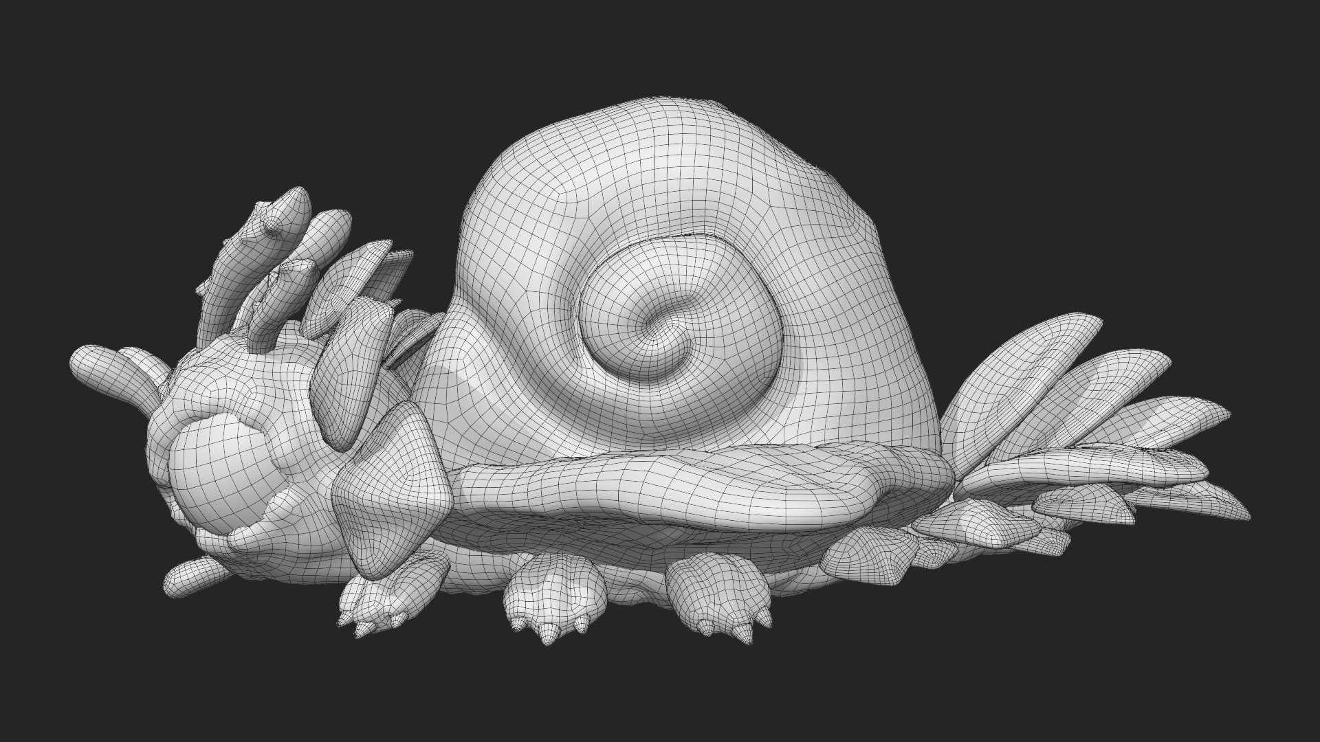 3D Model Fantasy Creature Critter - Sunterpillar - TurboSquid 2071930
