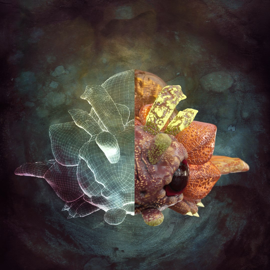 3D model Fantasy Creature Critter - Sunterpillar - TurboSquid 2071930