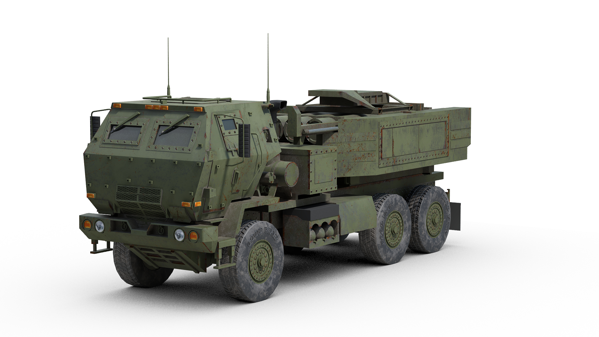 3D M142 HIMARS model - TurboSquid 2036223