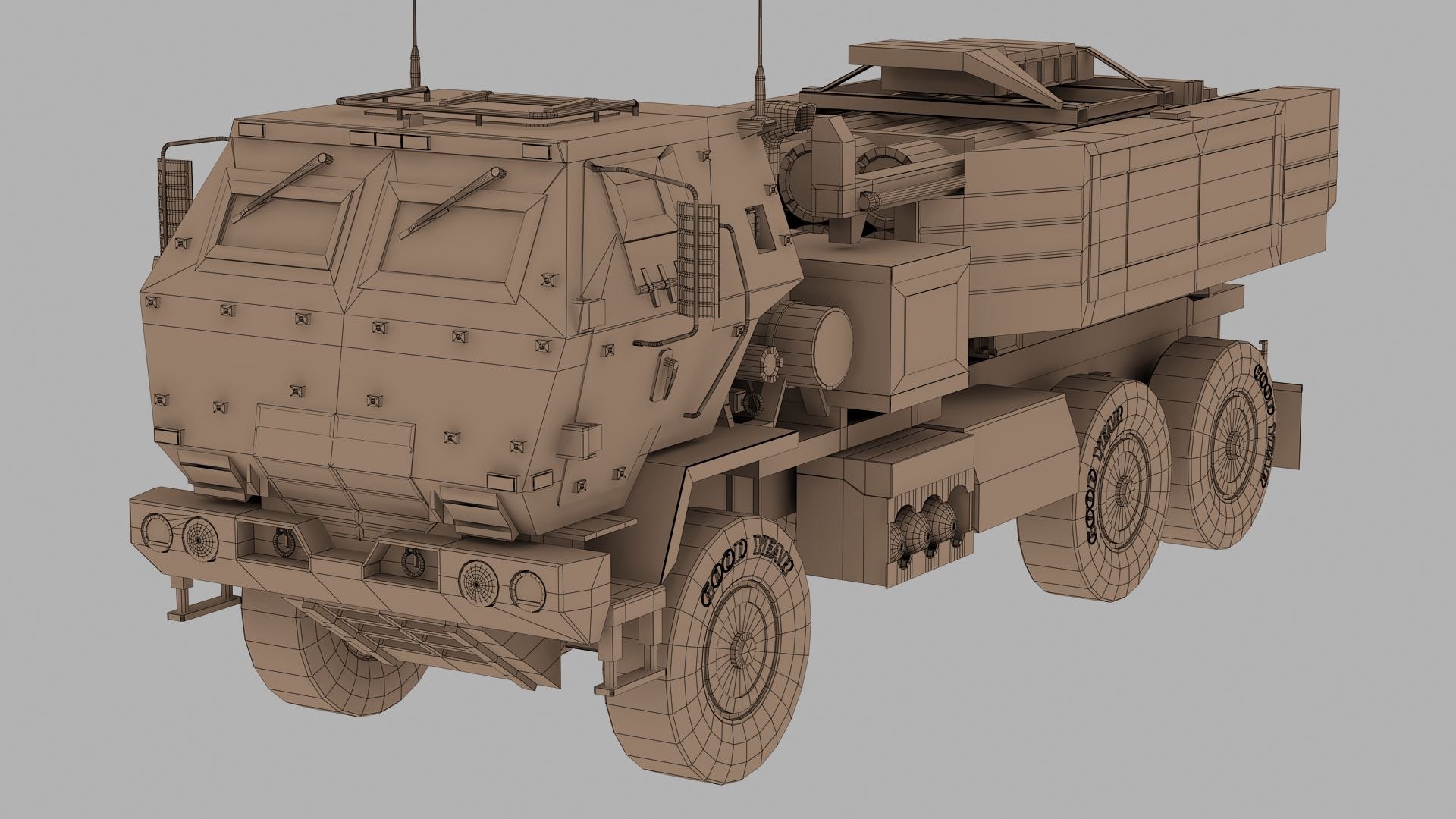 3D M142 HIMARS Model - TurboSquid 2036223