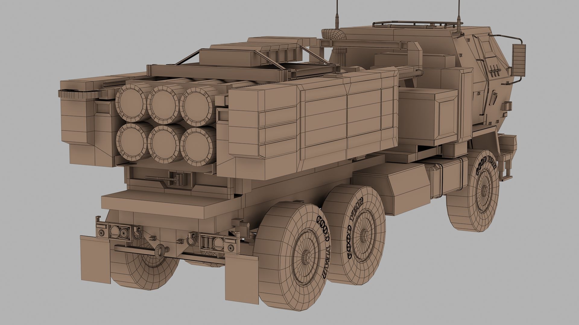 3D M142 HIMARS Model - TurboSquid 2036223