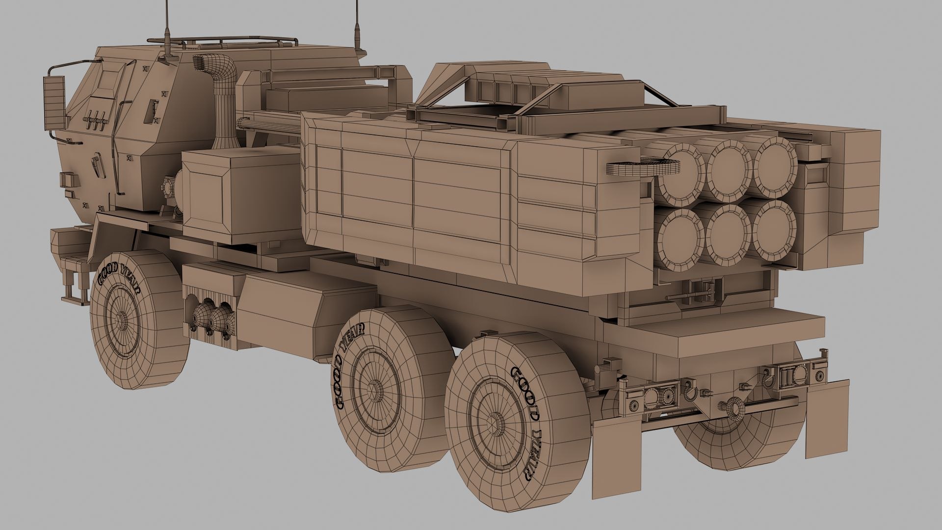 3D M142 HIMARS Model - TurboSquid 2036223