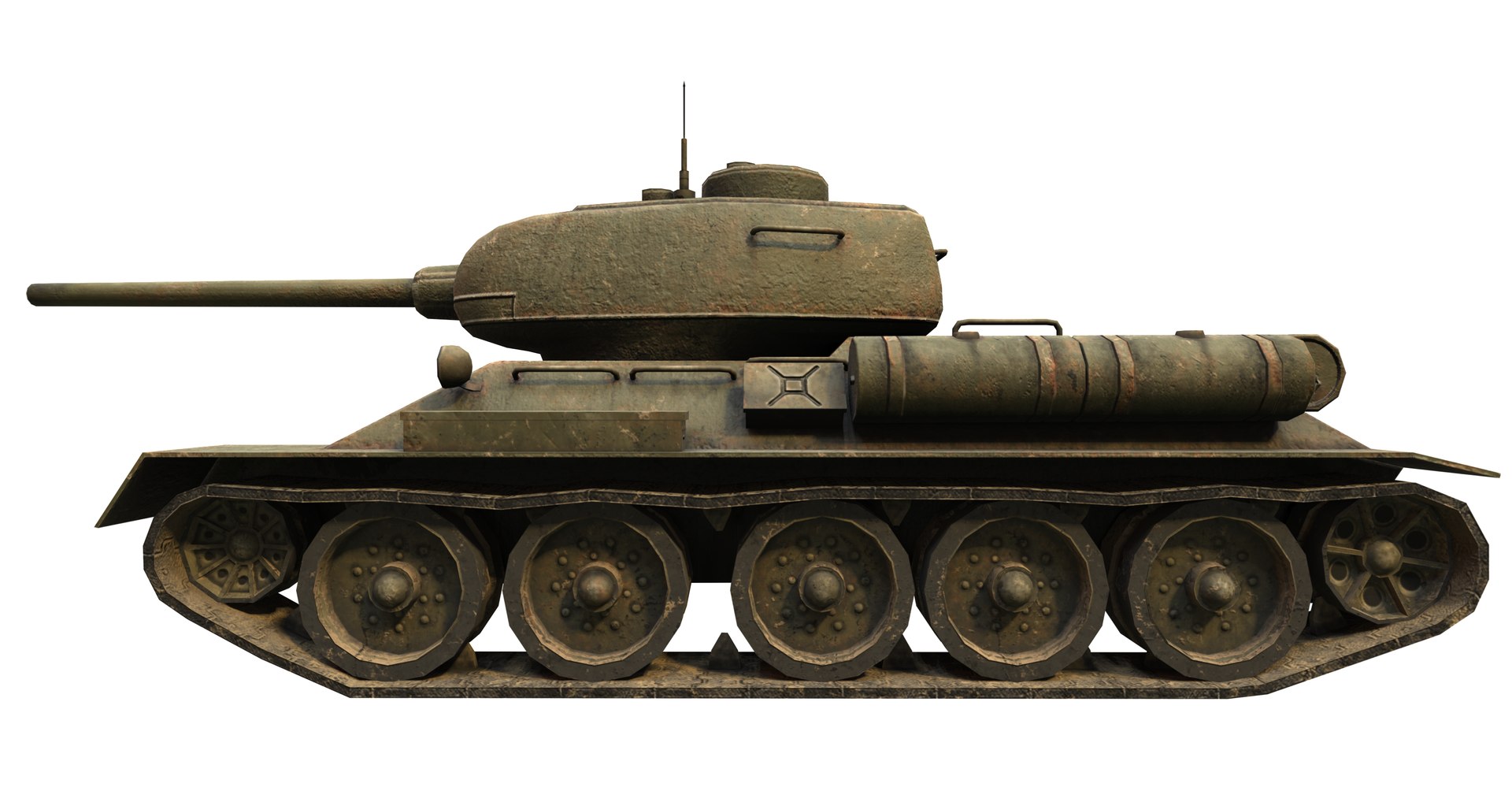 Tank T-34 3D - TurboSquid 1844520