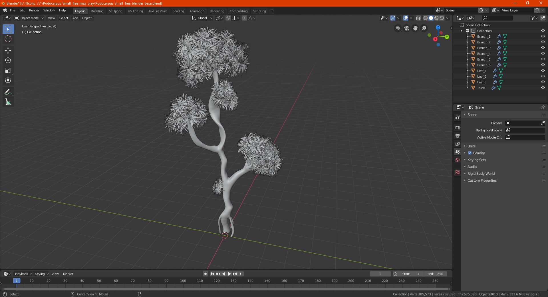 3D Podocarpus Small Tree - TurboSquid 1789868