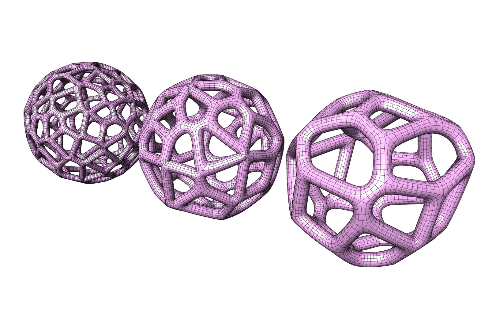 3D Model Metal Ball Skeleton Geometries - TurboSquid 2039097