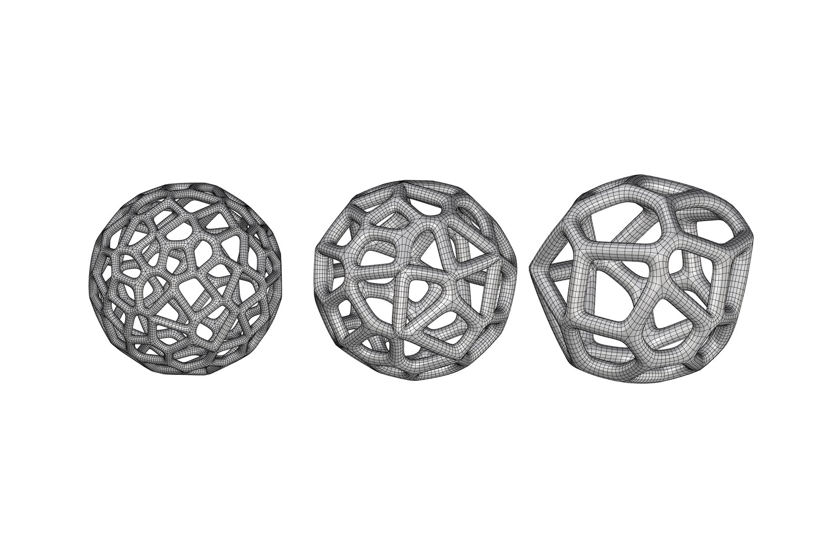 3D Model Metal Ball Skeleton Geometries - TurboSquid 2039097