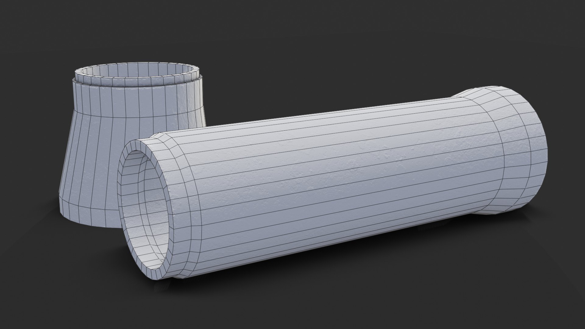 3D Asset Concrete Pipes Set Model - TurboSquid 1524924