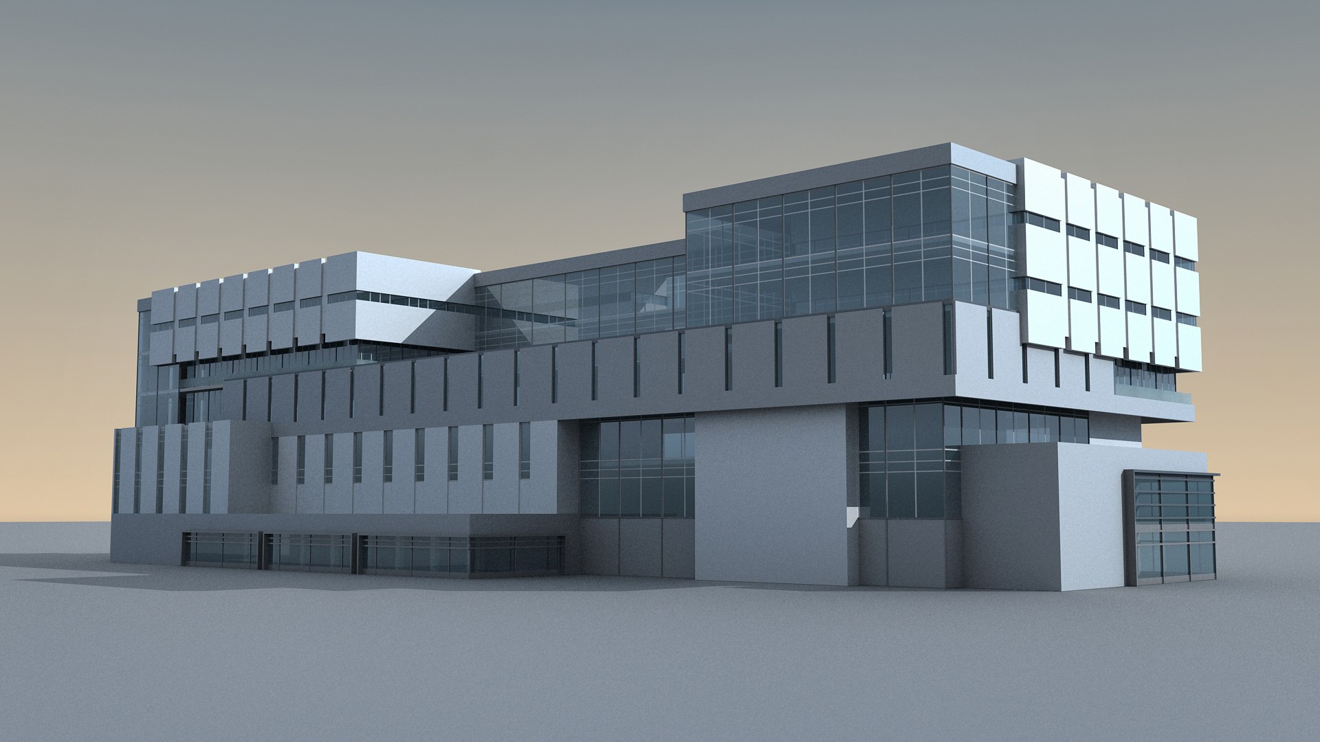 3D Modern Building 129 - TurboSquid 1721594