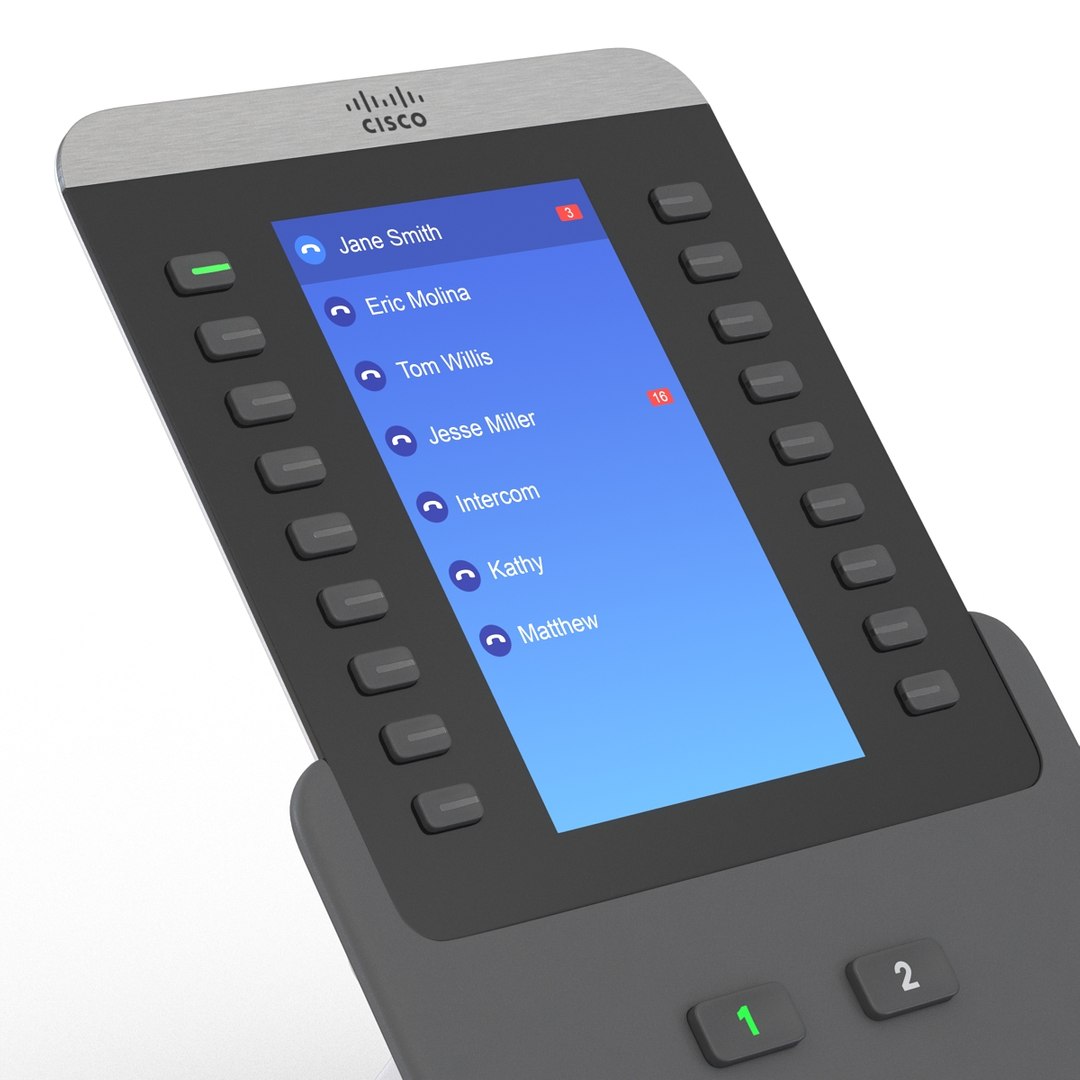 cisco 8800 expansion module 3d model