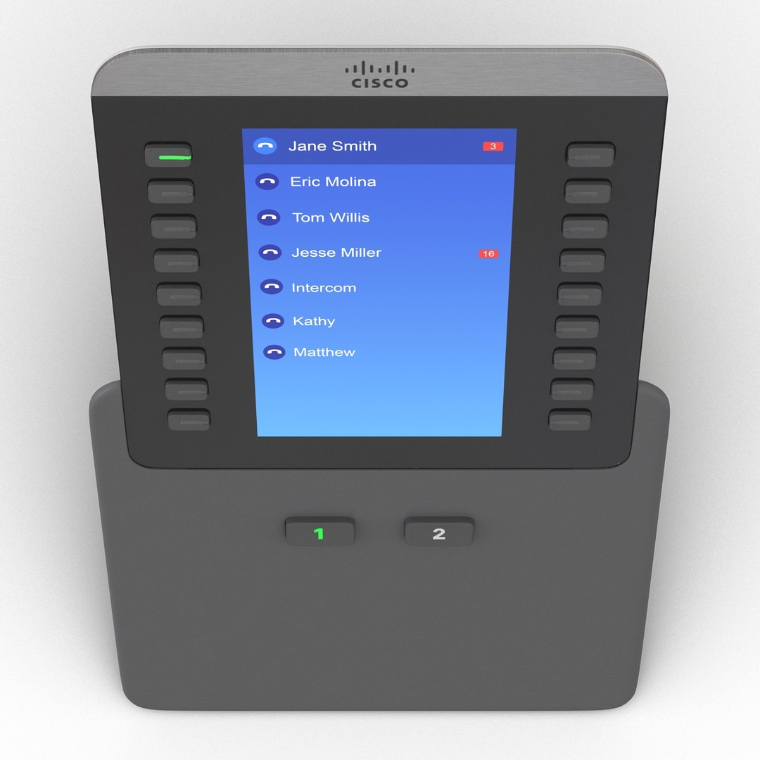 cisco 8800 expansion module 3d model