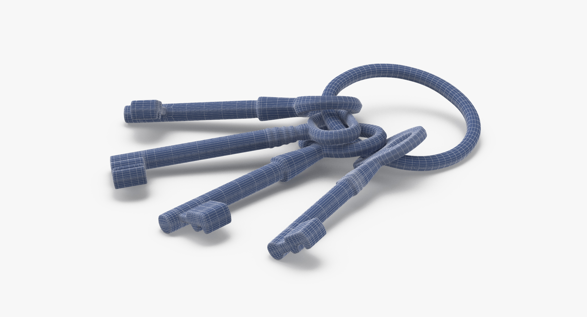 obj old skeleton keys ring