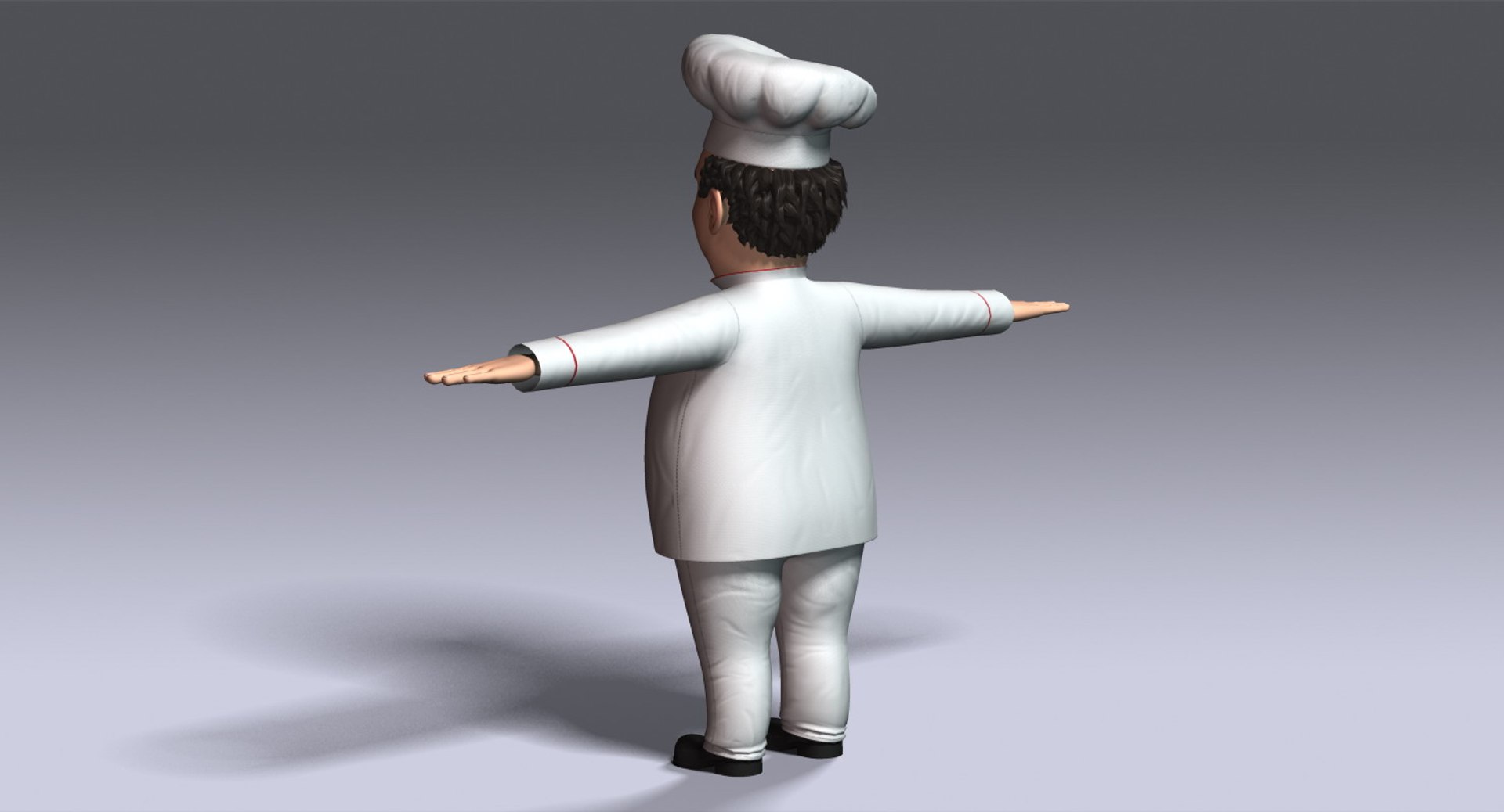 3D cartoon chef character model - TurboSquid 1236412