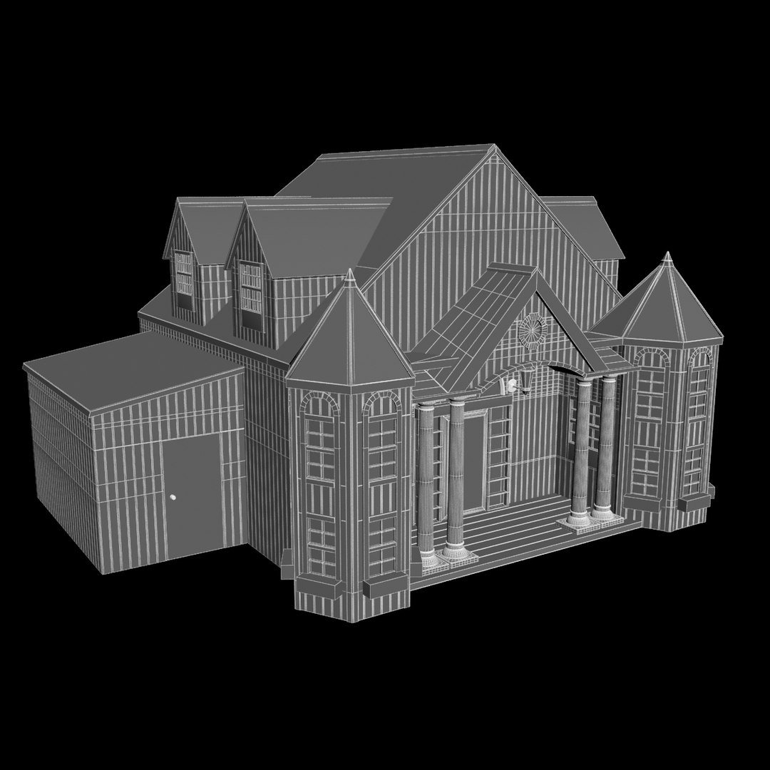 house crib 3d model