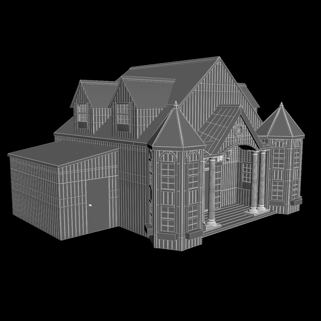 house crib 3d model