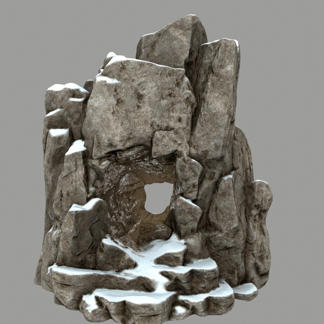 Skull Cave Model - TurboSquid 1345230