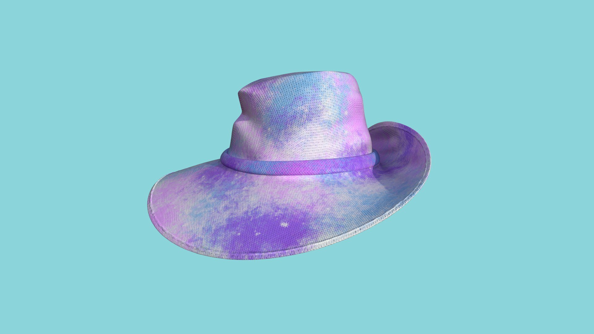 Pink Galaxy Hat - Character Fashion Design 3D model - TurboSquid 1719395