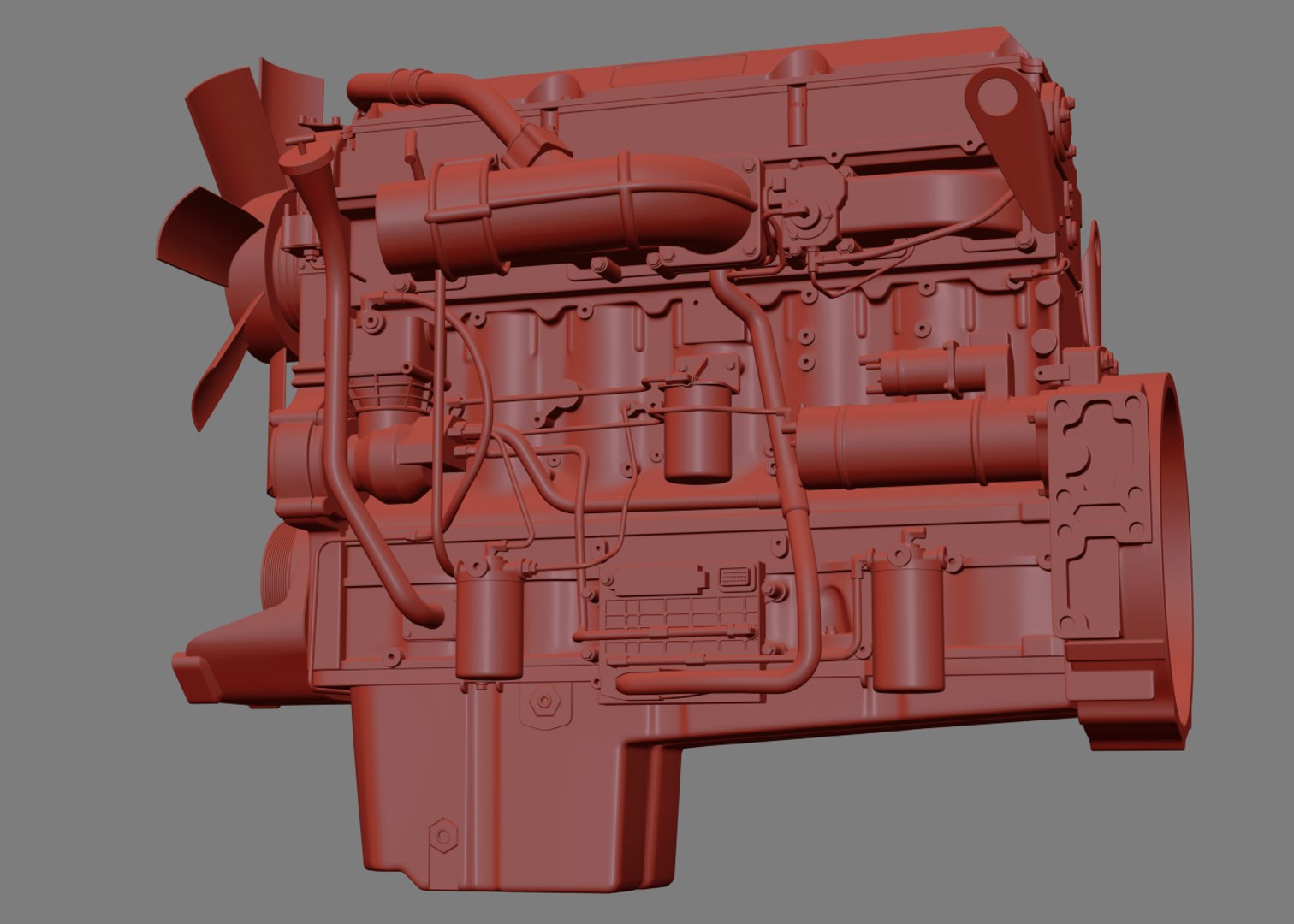 3D Model Detroit Diesel Series 60 - TurboSquid 1293699