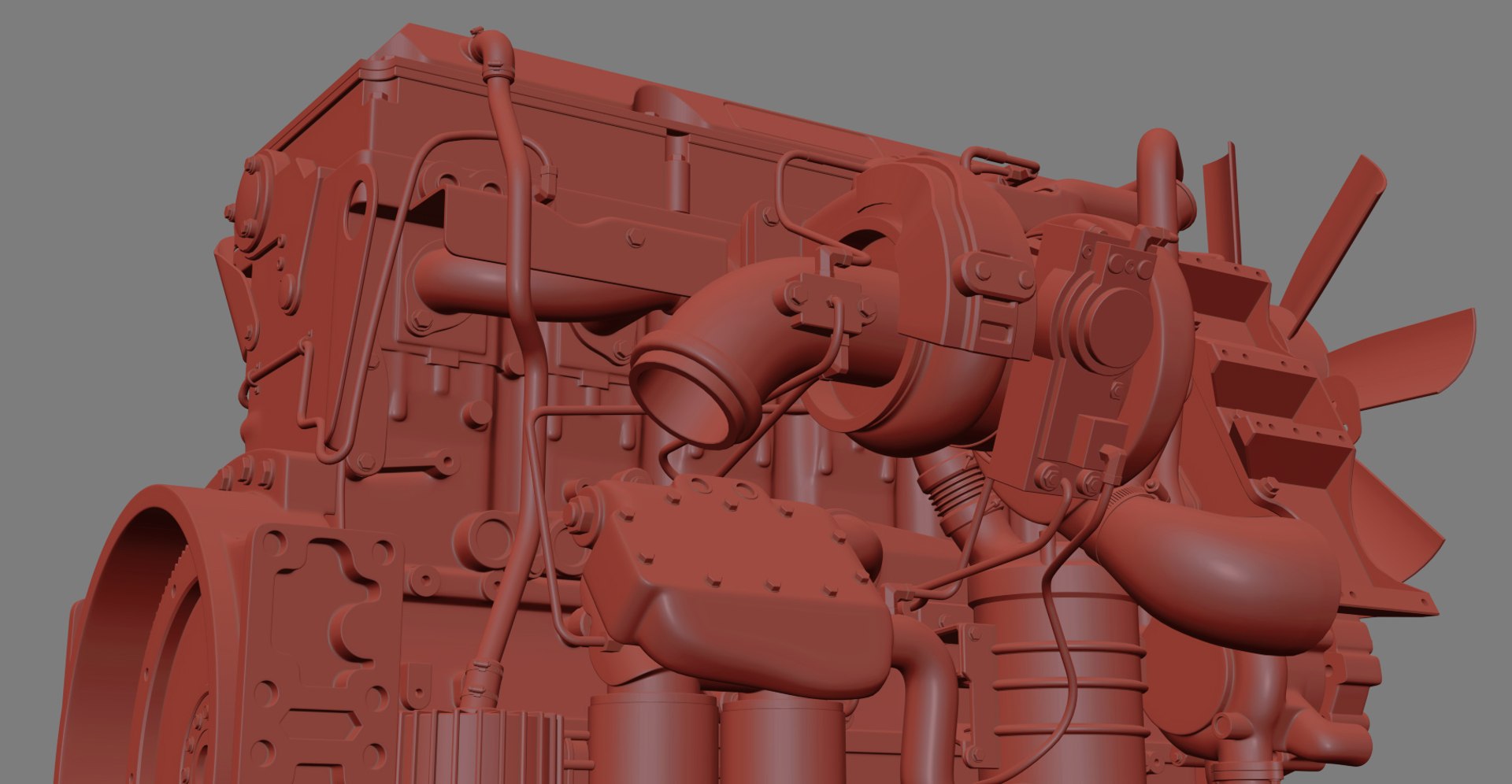 3D Model Detroit Diesel Series 60 - TurboSquid 1293699