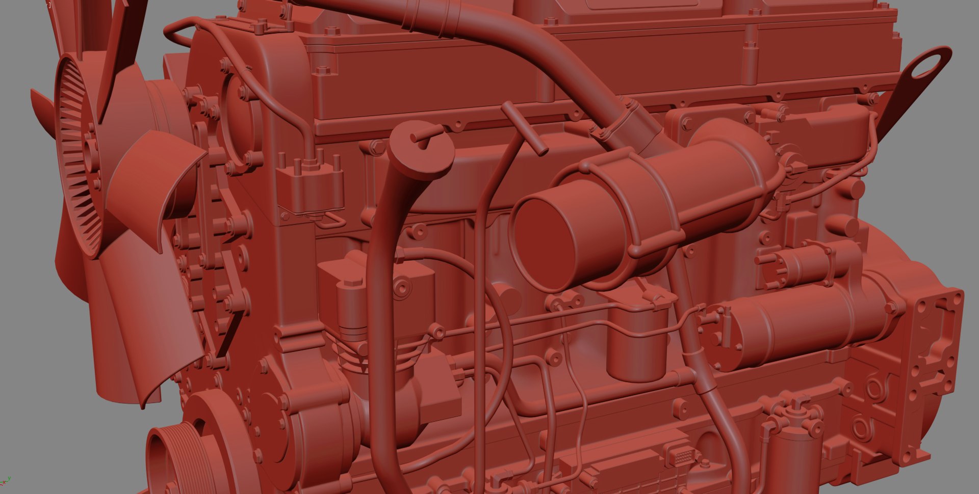 3D Model Detroit Diesel Series 60 - TurboSquid 1293699