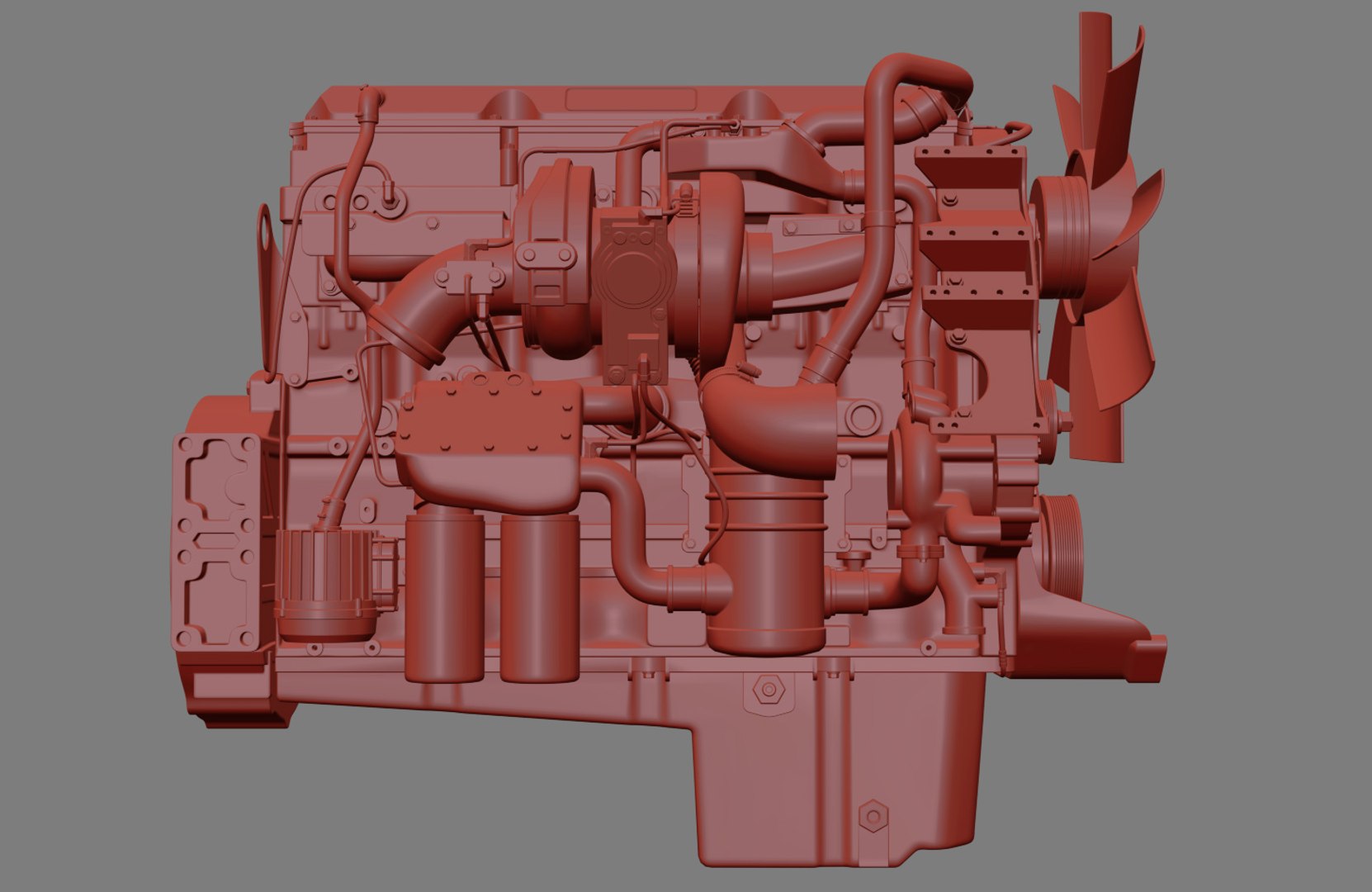 3D Model Detroit Diesel Series 60 - TurboSquid 1293699