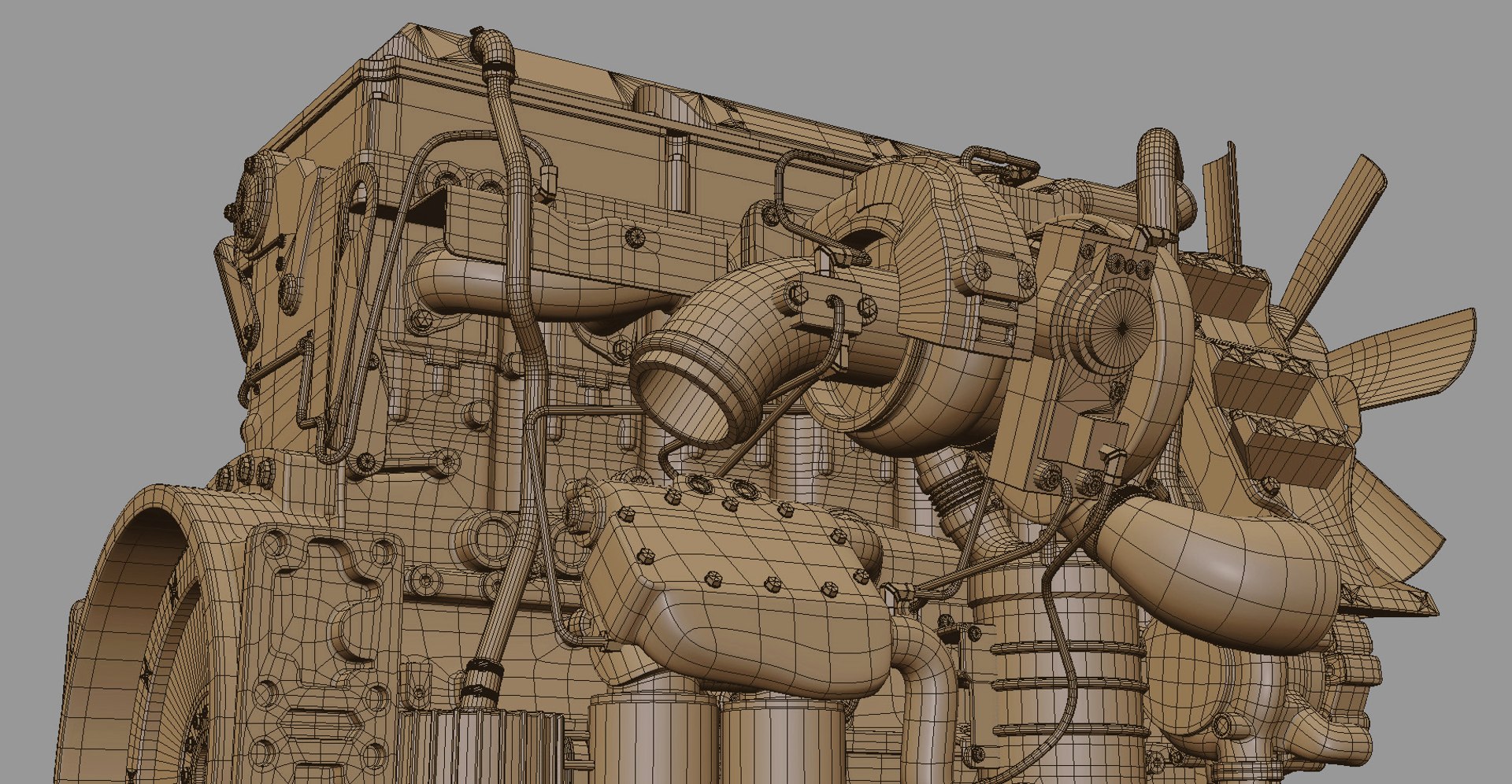 3D Model Detroit Diesel Series 60 - TurboSquid 1293699