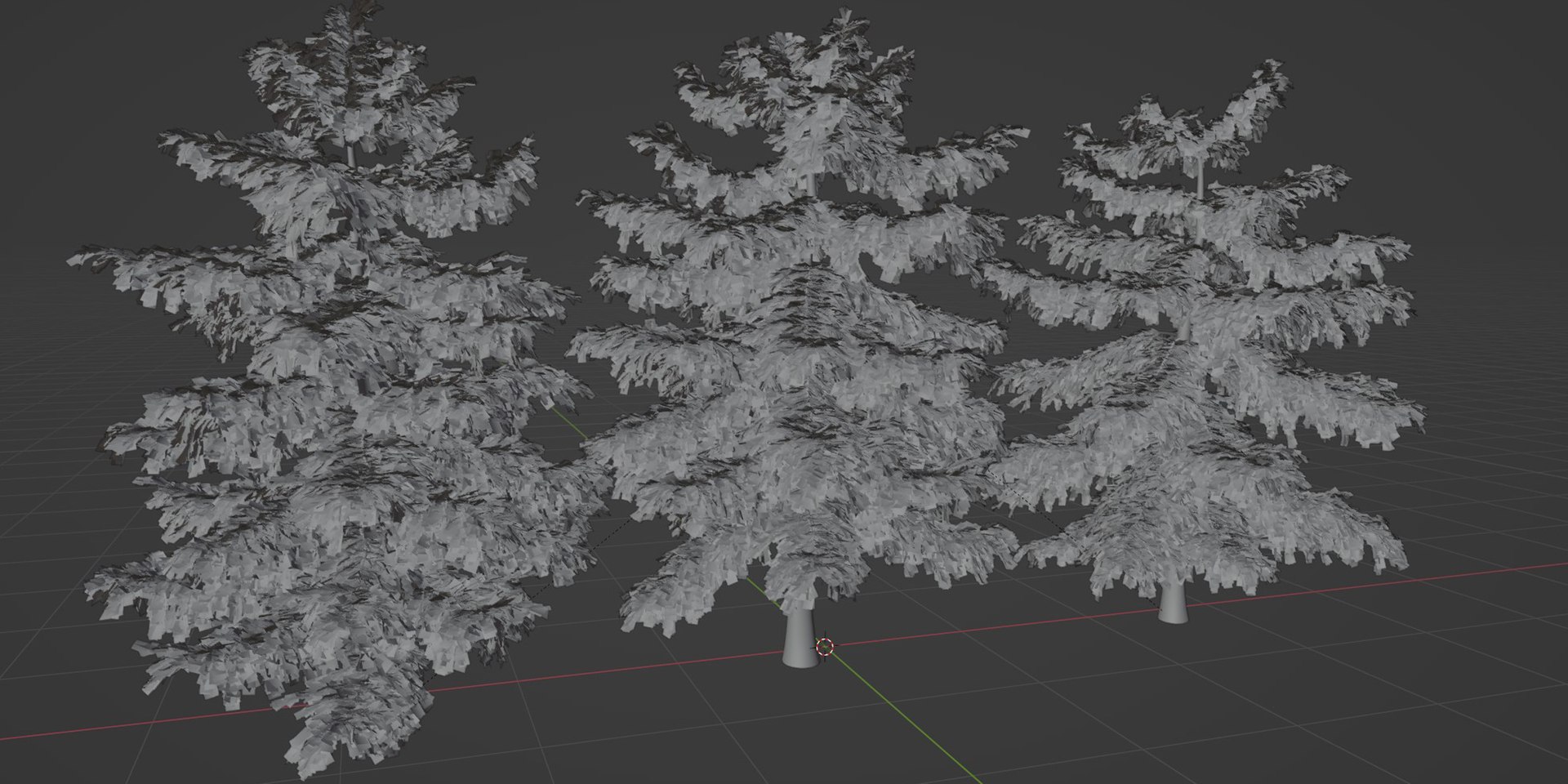 Pine Trees Collection Vol 107-Blender 3D - TurboSquid 2138342