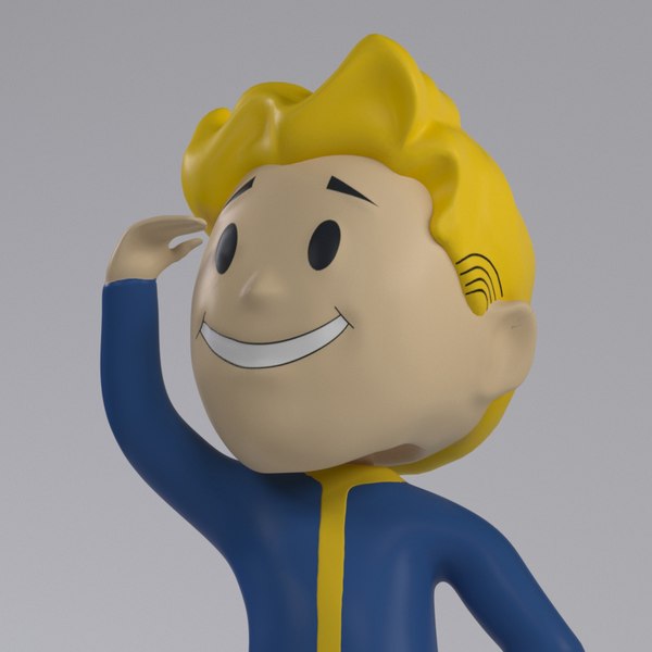 vault boy 3d max