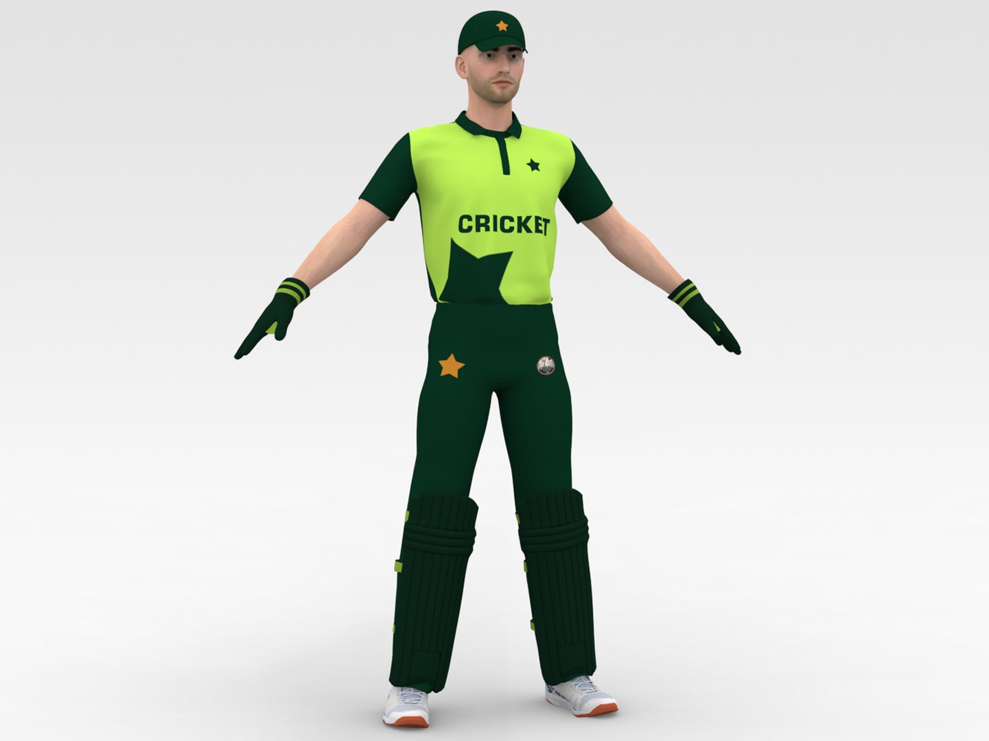 Cricket Wicket Keeper V3 3D - TurboSquid 1830496