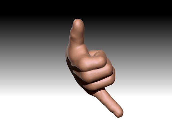 3D shaka hand - TurboSquid 1700191