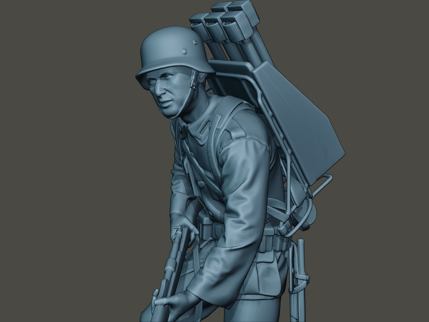 3D German Soldier Ww2 Action - TurboSquid 1515393