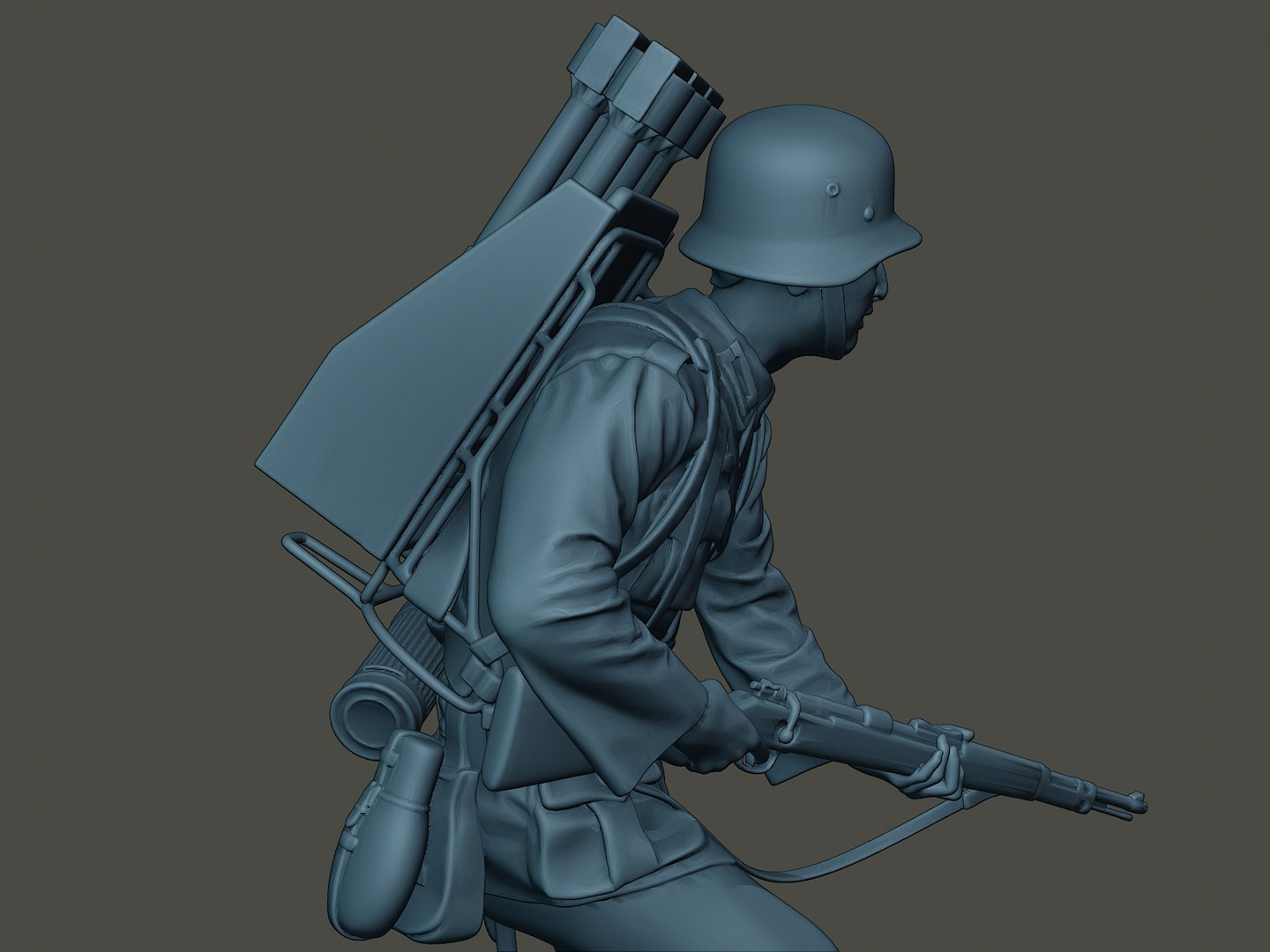 3D German Soldier Ww2 Action - TurboSquid 1515393