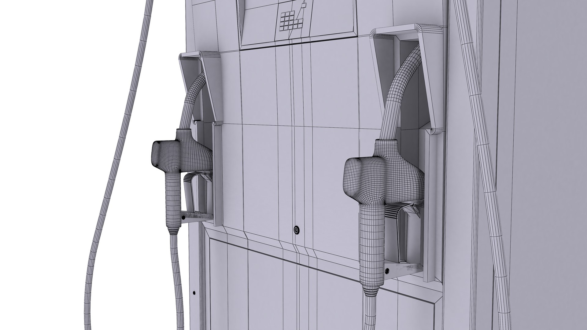 3D Gas Pump - Yellow Model - TurboSquid 1910819