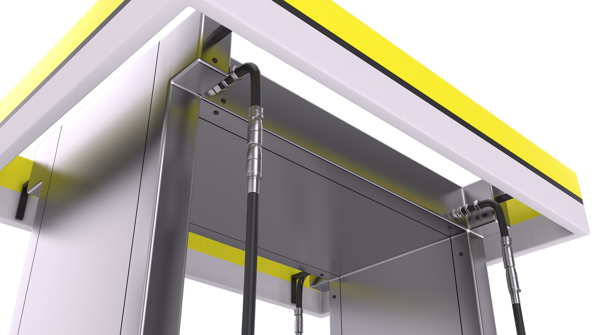 3D Gas Pump - Yellow Model - TurboSquid 1910819