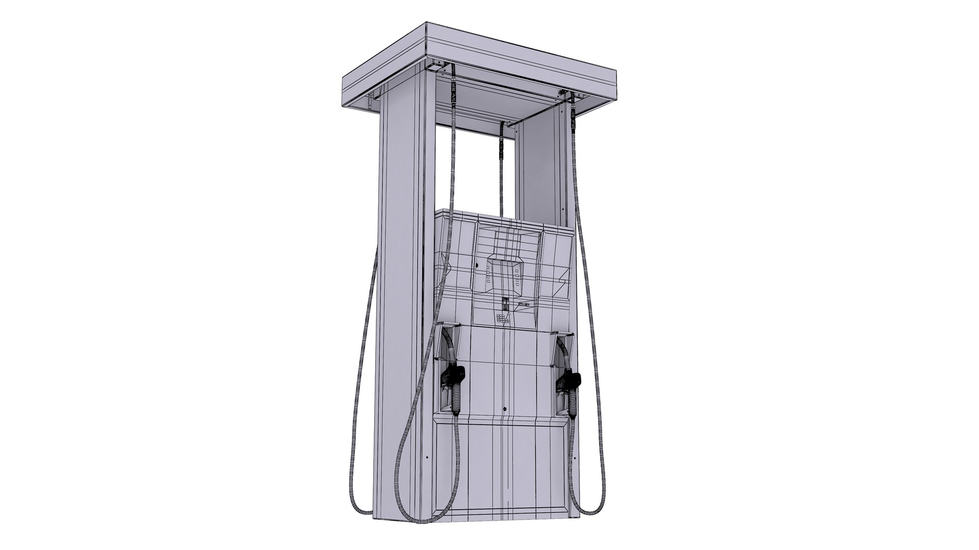 3D Gas Pump - Yellow Model - TurboSquid 1910819
