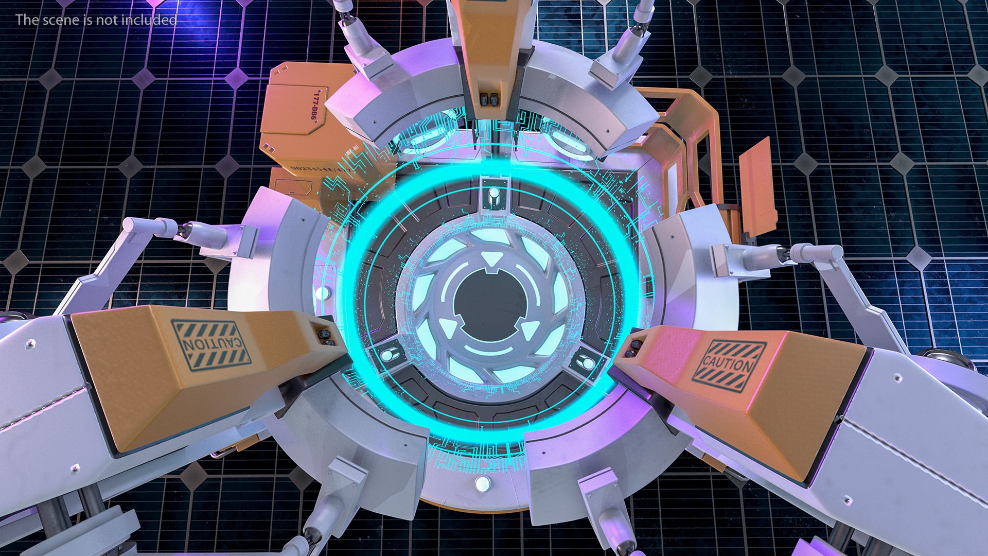 3D sci fi operating teleportation - TurboSquid 1634020