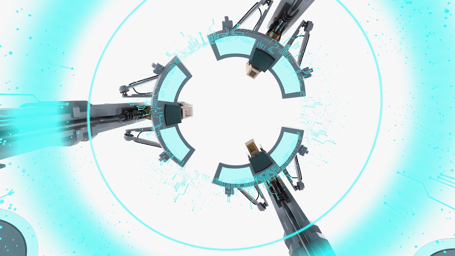 3D sci fi operating teleportation - TurboSquid 1634020