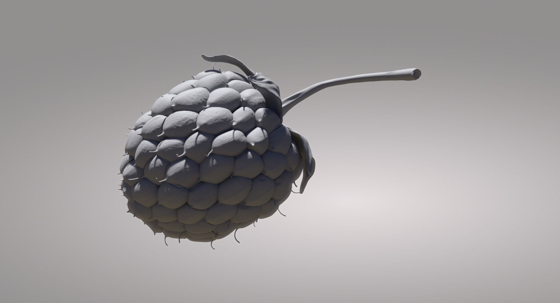 3D raspberry realistic real - TurboSquid 1404425