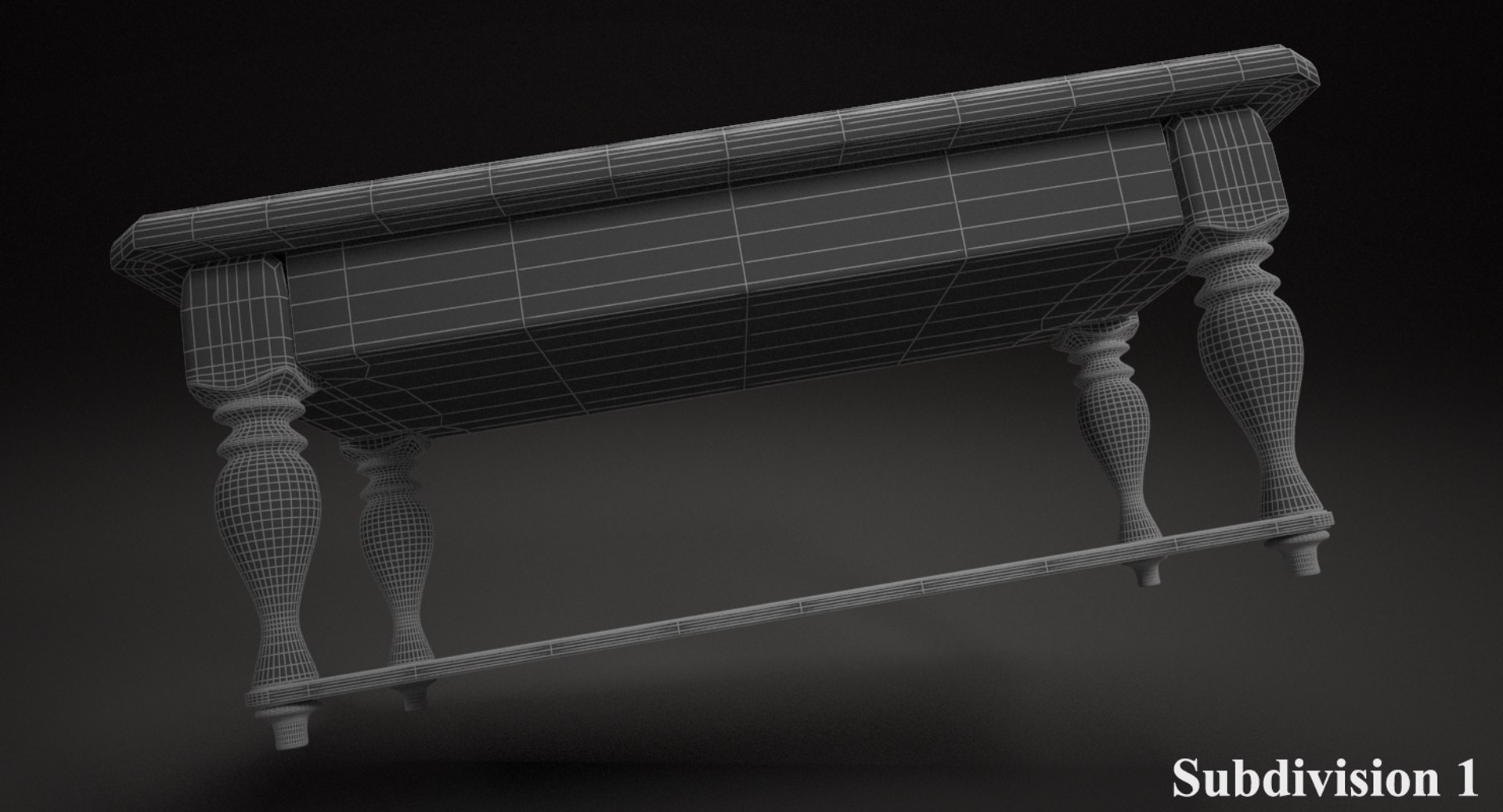 Cocktail Table 3D - TurboSquid 1205872