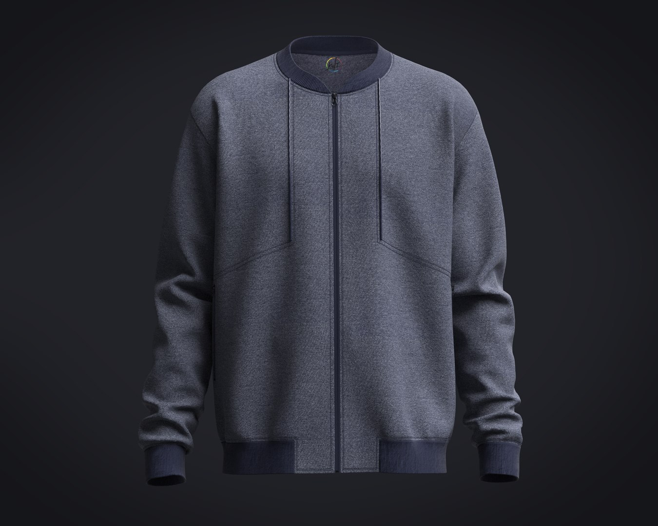 3D Jacket Grey Melvin - TurboSquid 1938307