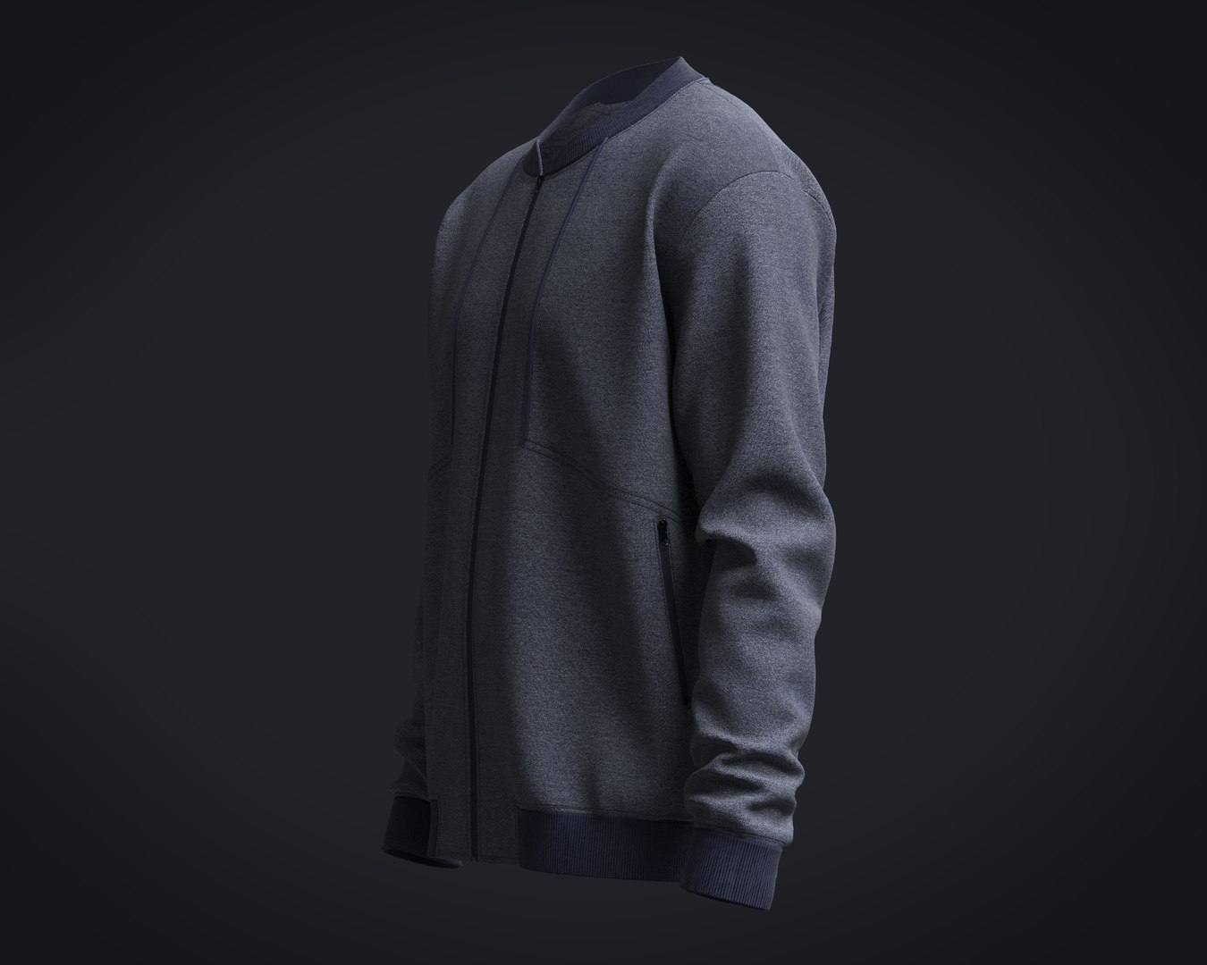 3D Jacket Grey Melvin - TurboSquid 1938307