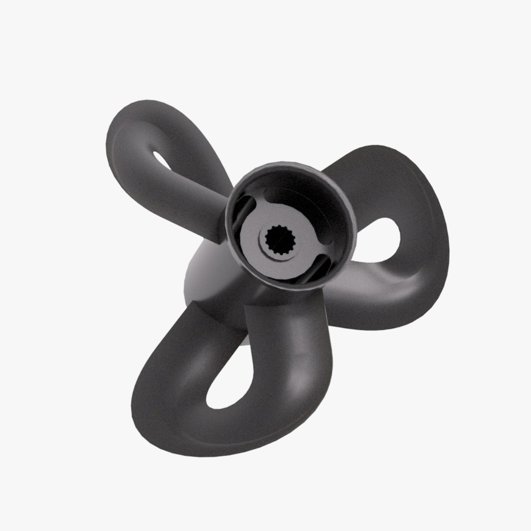 3D TOROIDAL PROPELLER FOR MERCURY YAMAHA MARINER TOHATSU 10-20HP READY ...