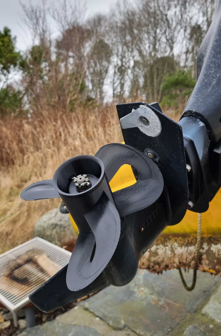 3D TOROIDAL PROPELLER FOR MERCURY YAMAHA MARINER TOHATSU 10-20HP READY ...