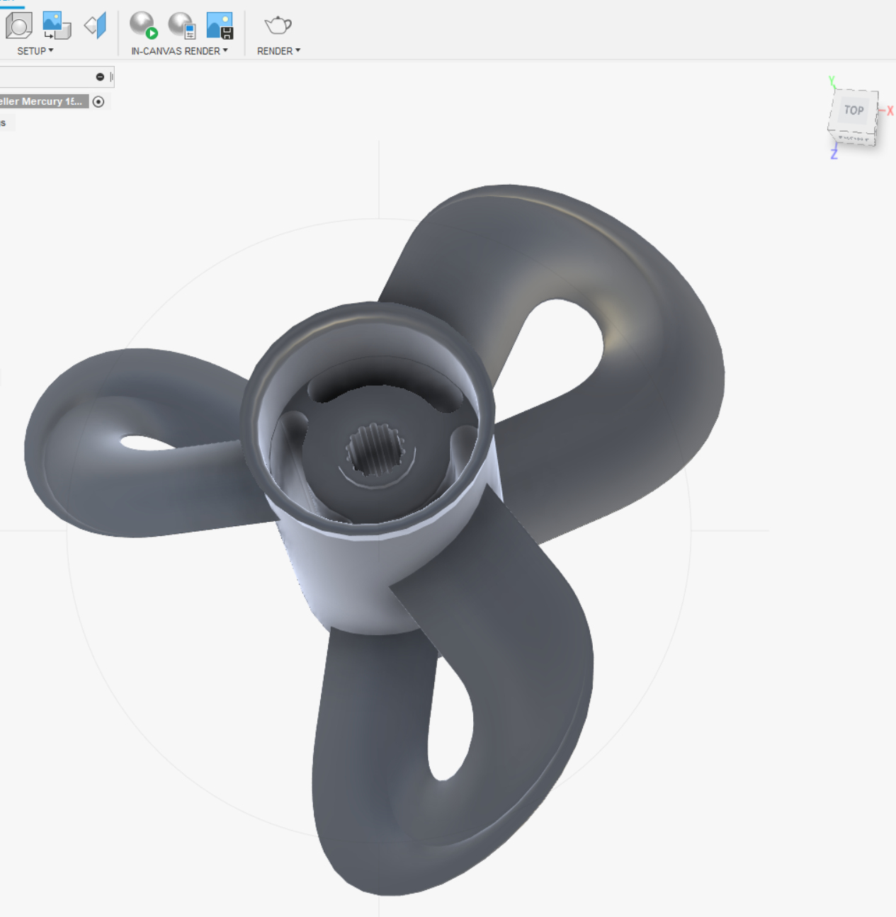 TOROIDAL PROPELLER FOR MERCURY YAMAHA MARINER TOHATSU 10-20HP READY TO ...