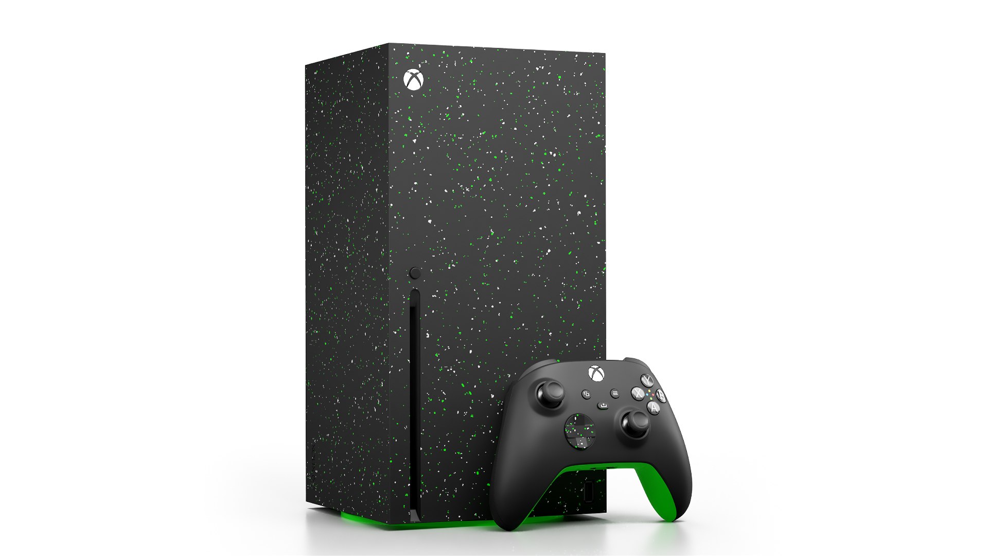 Xbox Series X Console And Controller Galaxy Black 3D Model - TurboSquid ...