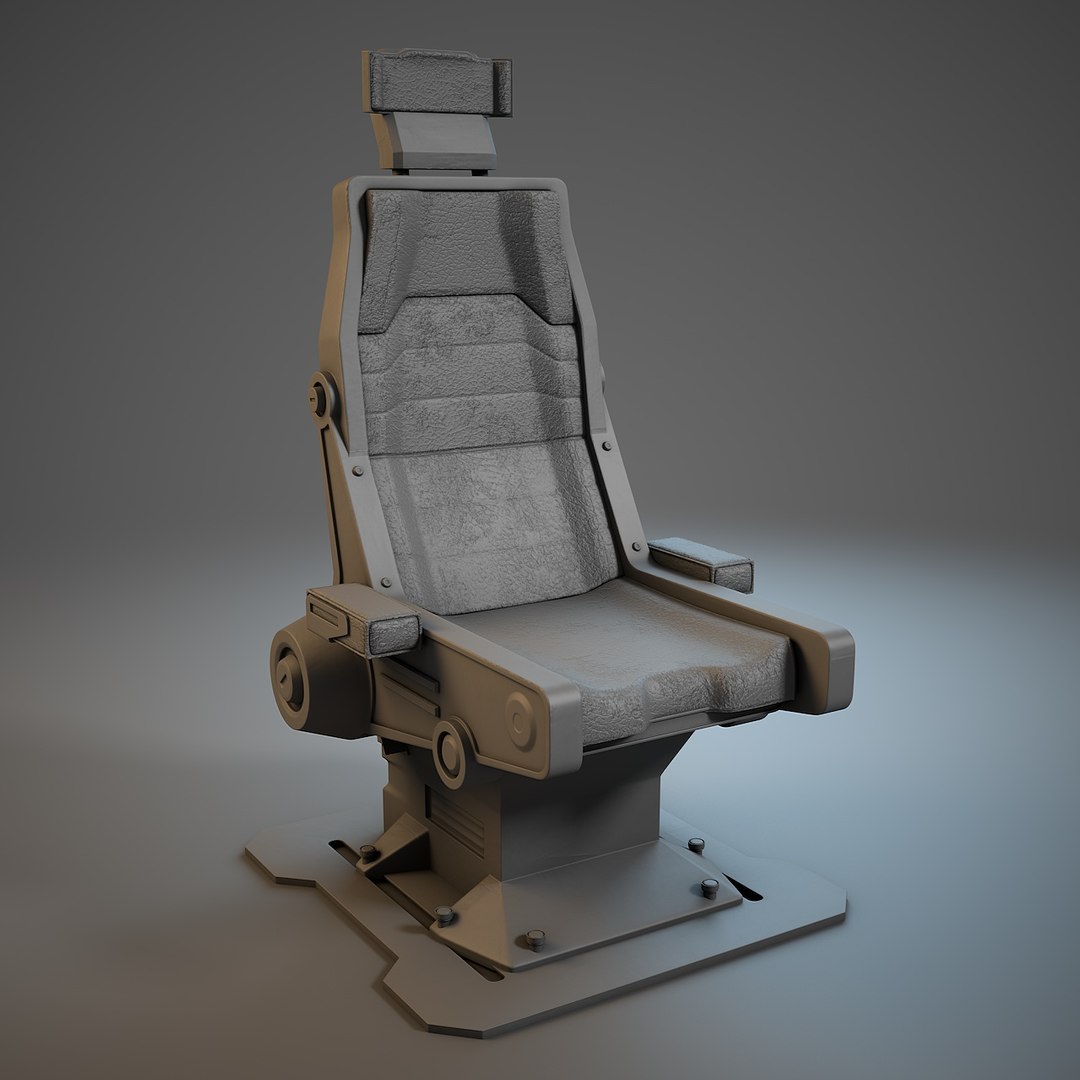 3D Model Scifi Chair - TurboSquid 1552690