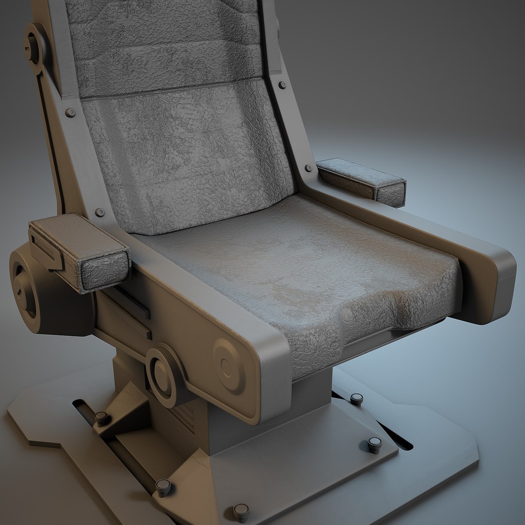 3D Model Scifi Chair - TurboSquid 1552690