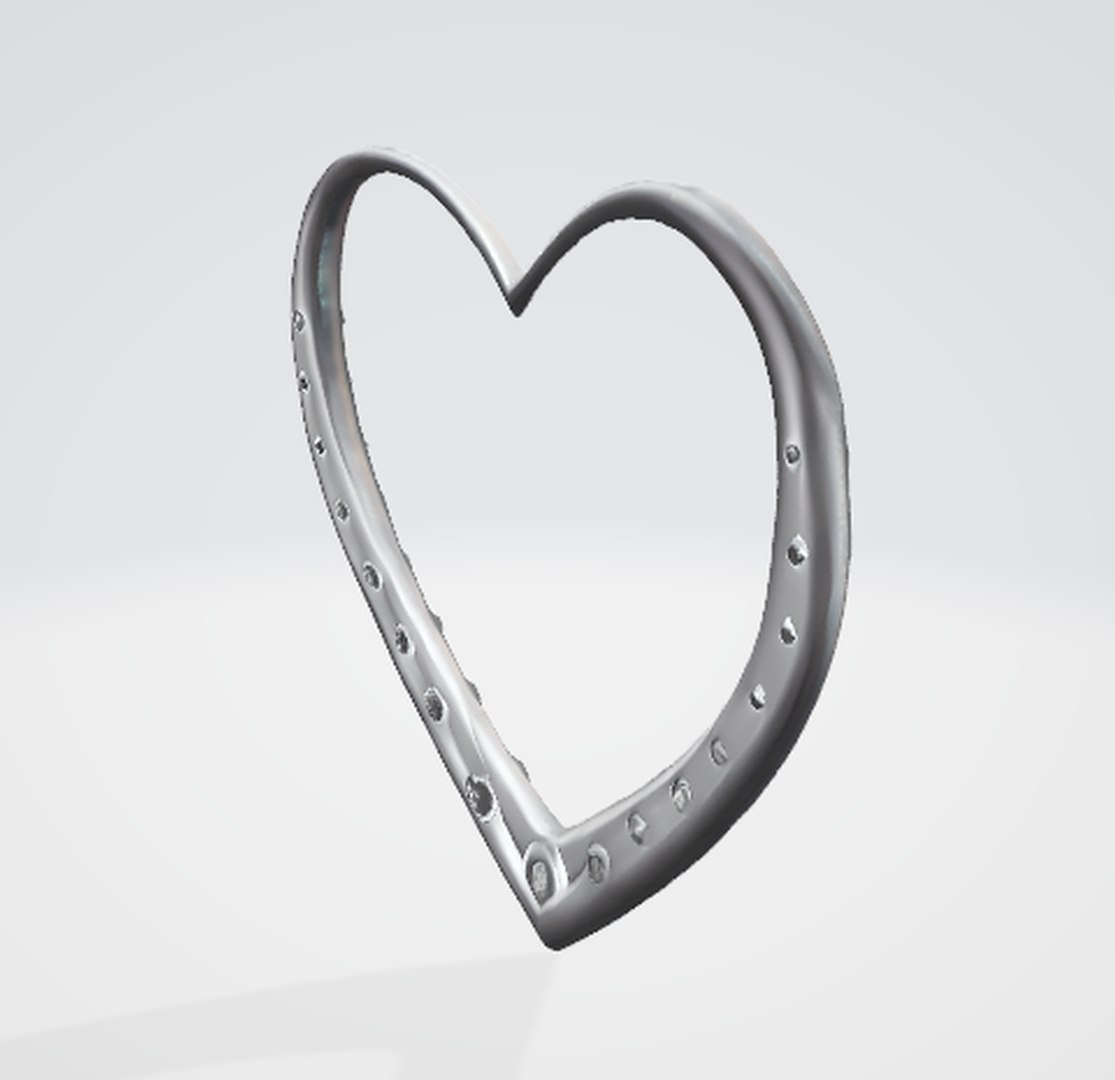 Metal Heart Arch 3D 3D - TurboSquid 2284320