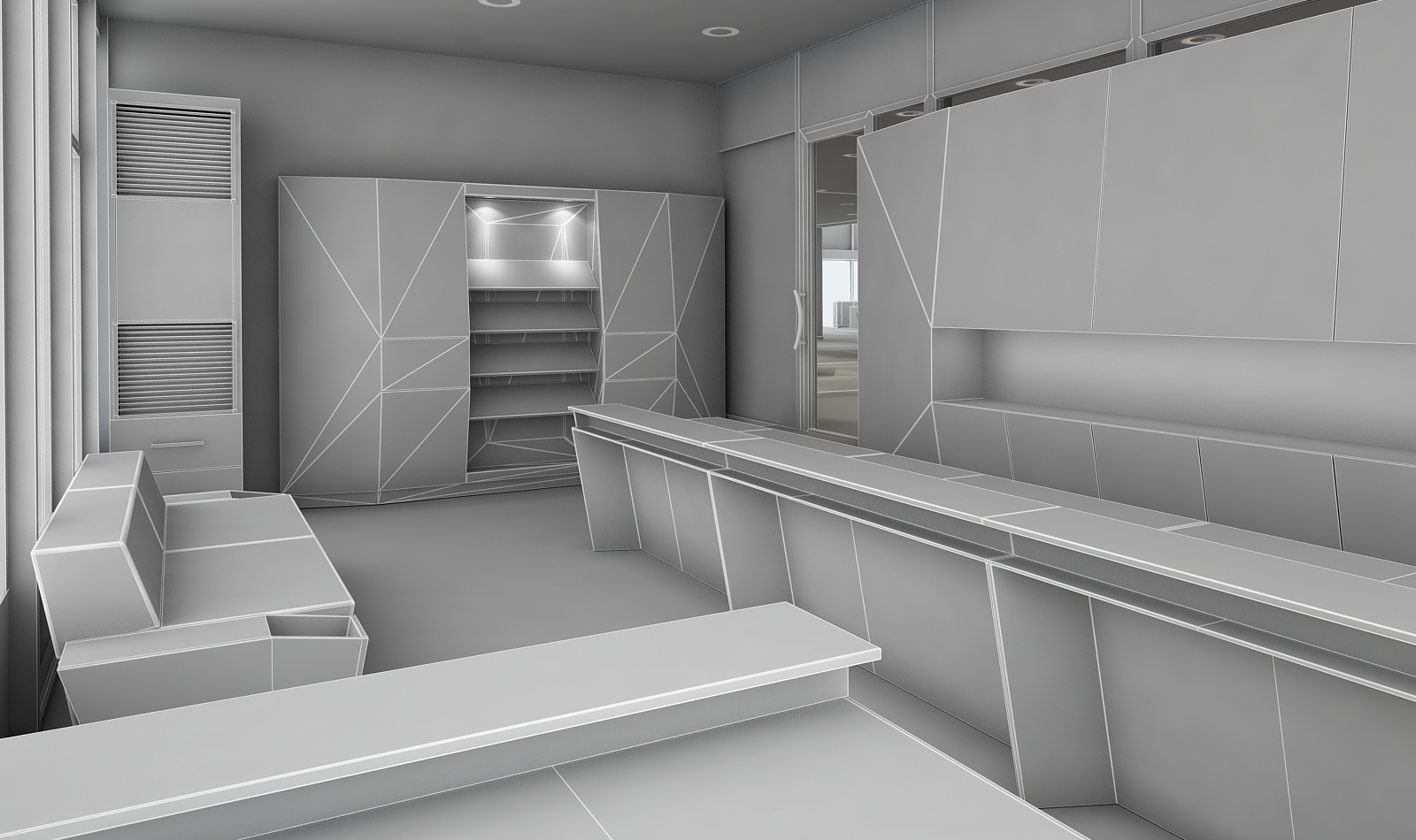 3D car showroom - TurboSquid 1326517