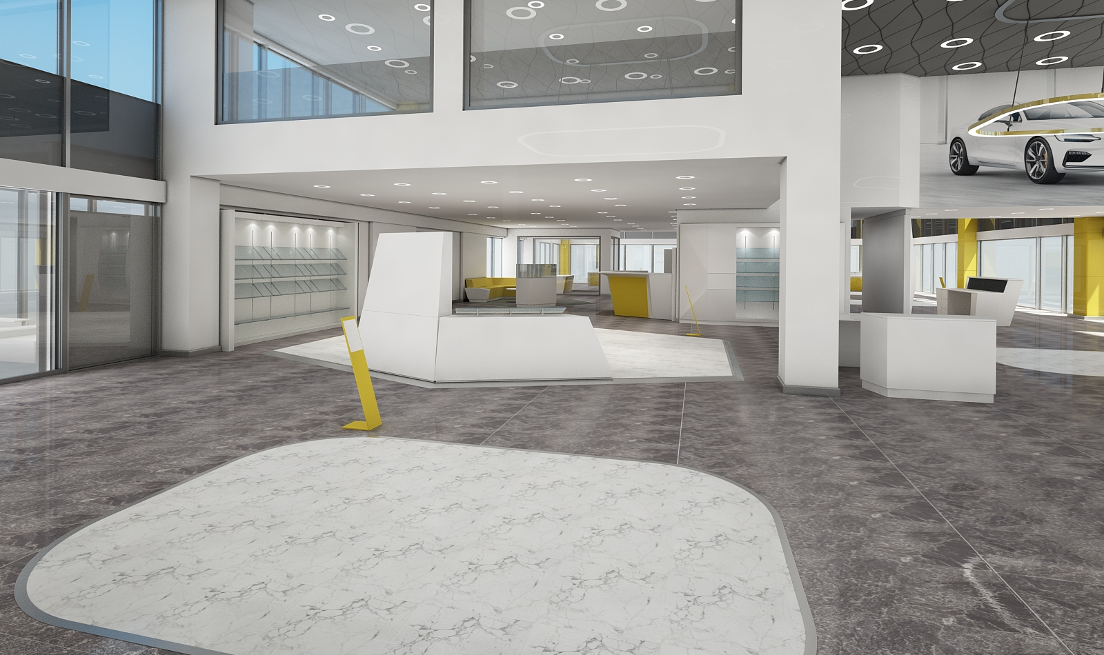 3D car showroom - TurboSquid 1326517